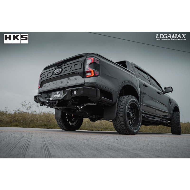 FORD RANGER T9 HKS LEGAMAX CARBON TAIL FOR NEW GEN FORD RANGER T9 ...