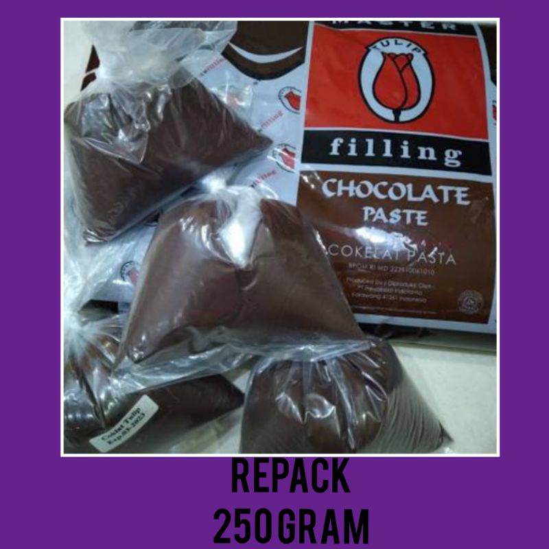 Tulip Filing Chocolate 250gram Repack Packaging | Shopee Malaysia