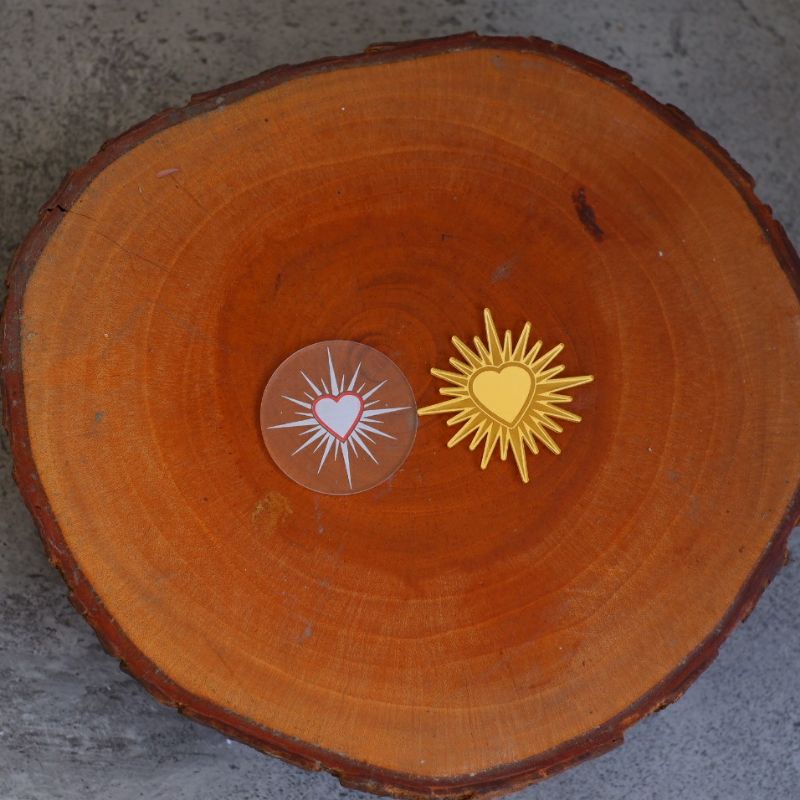 Logo Of The Gift/Loyal Heart Acrylic Wedding Dowry Material | Shopee ...