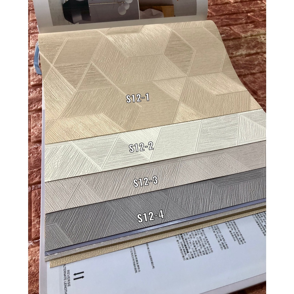 PLAIN WALL WALLPAPER CREAM WHITE GRAY SIMPLE SENSE BOX | Shopee Malaysia