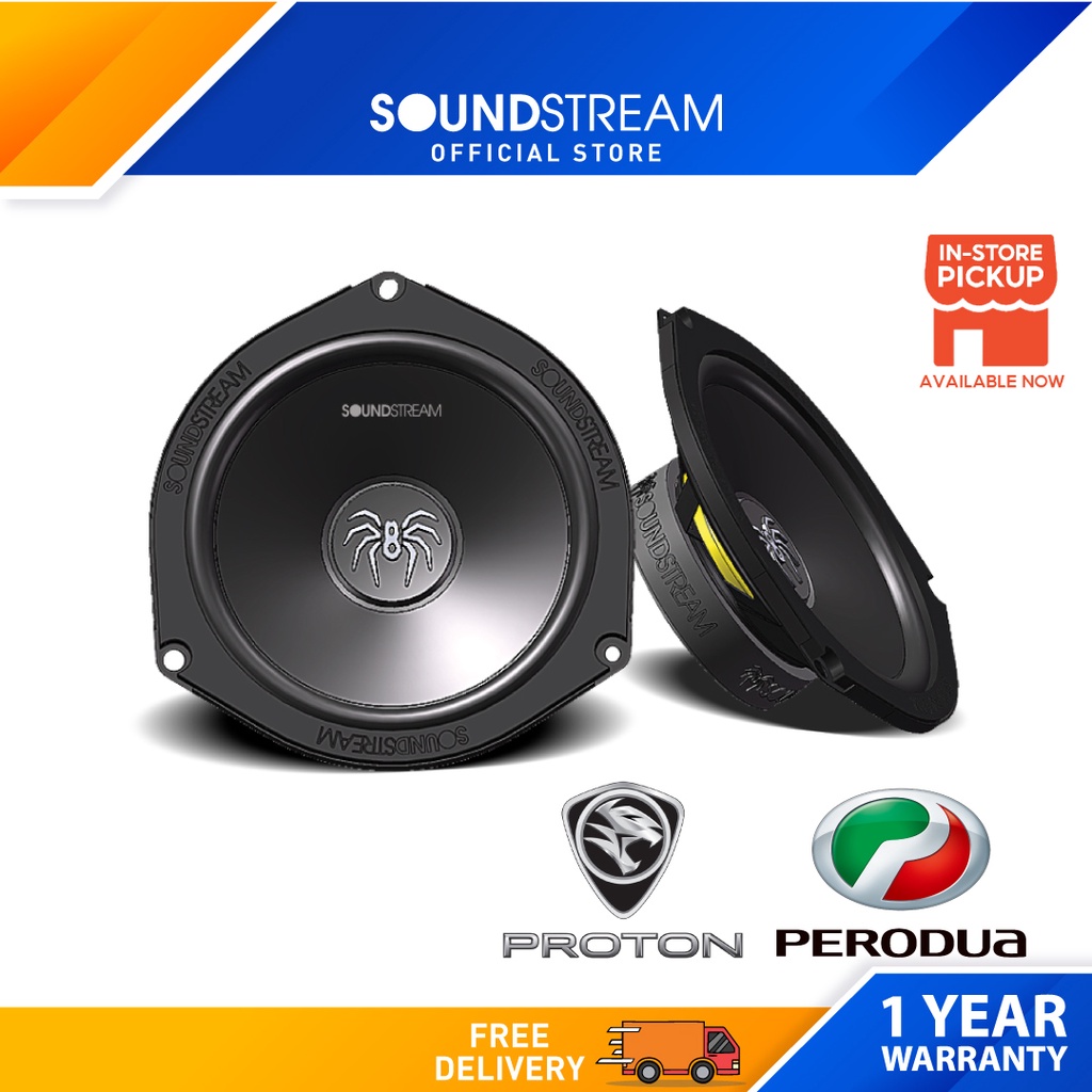 Soundstream VSP Black Series Midbass Plug & Play Speaker (6.5") VSP ...