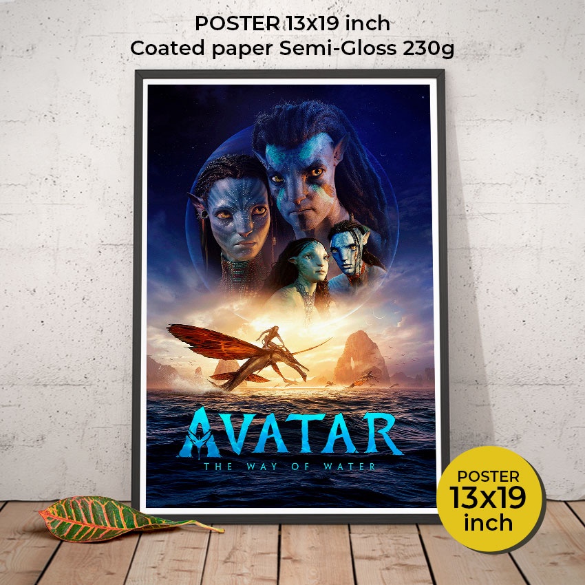 Avatar: The Way of Water Poster (2022) Avatar The of The by James ...