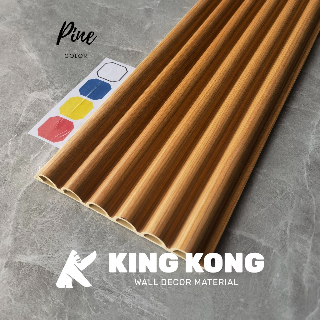 Fluted Wall Panel / Round Shape 300cm / 半圆防水板 / Papan Hiasan Dinding ...
