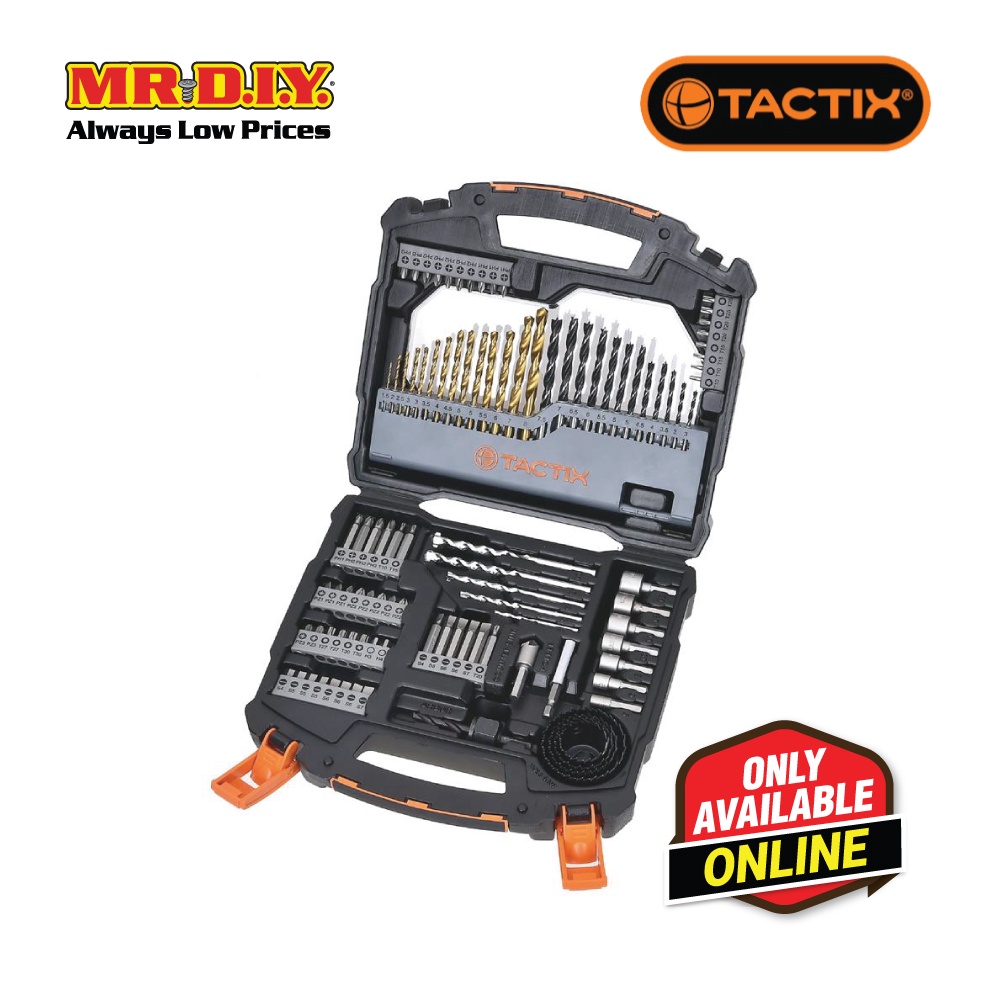 TACTIX Drill Bit Set (99 pieces) | Shopee Malaysia