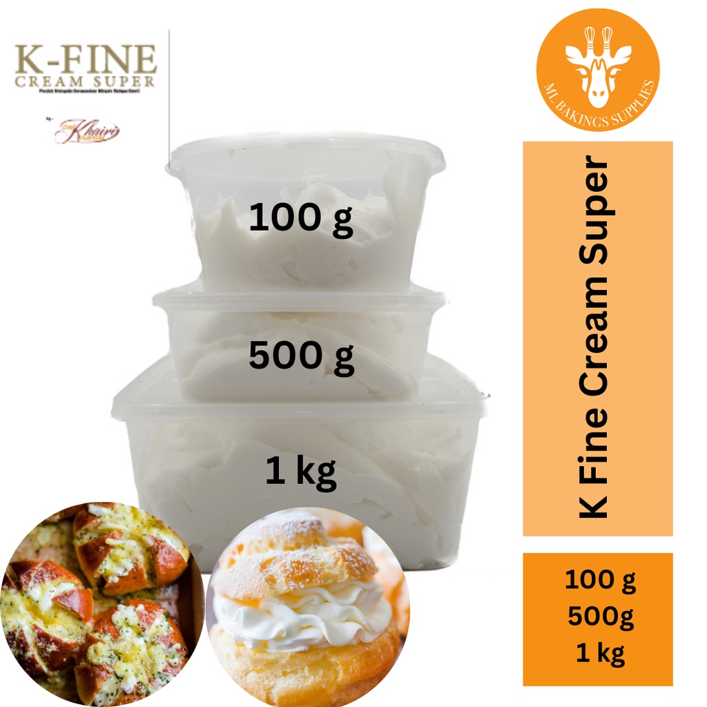 [READY STOCK] K Fine Cream Super 100g/ 500g / 1kg | Shopee Malaysia