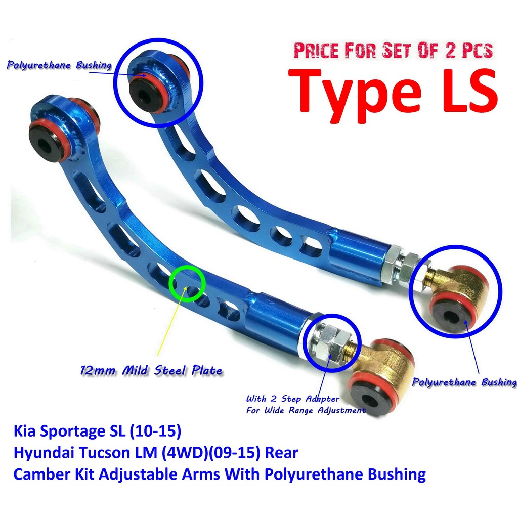 Kia Sportage SL (10-15)/Hyundai Tucson LM (4WD)(09-15) Rear Camber Kit ...