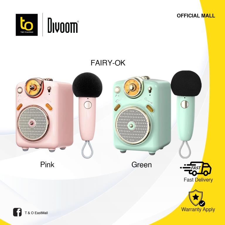 Divoom Fairy OK ROSY PINK Versatile Bluetooth 20 Core 10 W Speaker in ...