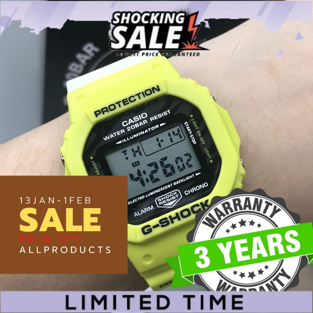 🔥Premium limited 1:1🔥 DW-5600 DW-5600TGA-9DR LIGHT YELLOW DUAL COLOR ...