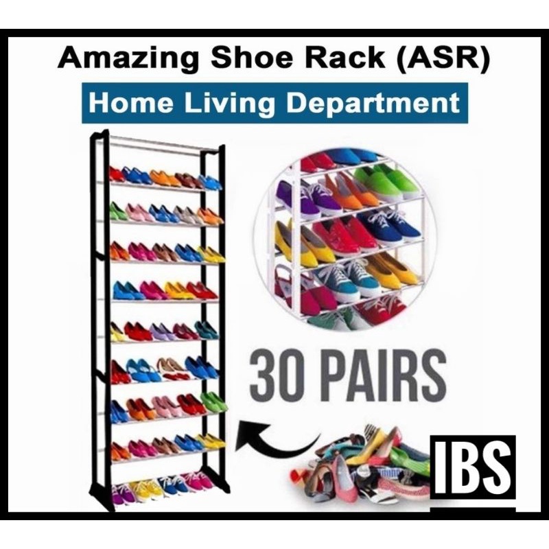 Portable Rak kasut 10 Layer Rak Tudung Shoe Rak Selipar Cabinet Kasut ...