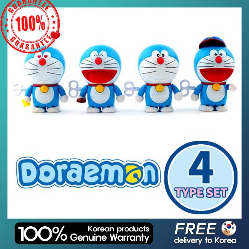 DORAEMON WIND UP TOY Figure 4p Set | Shopee Malaysia