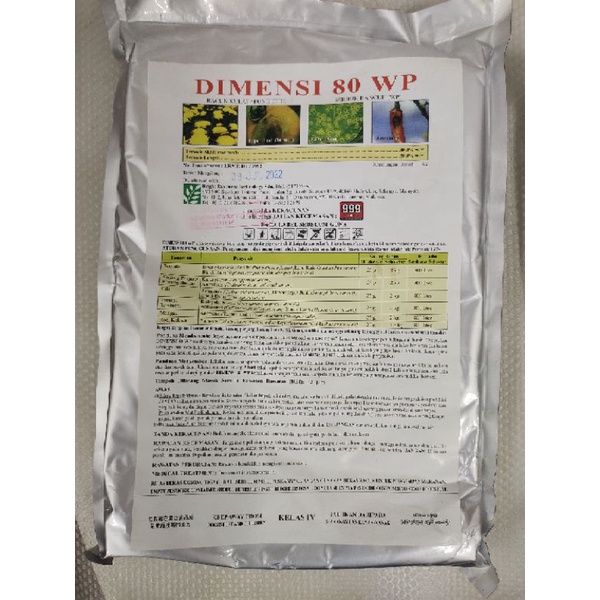 Dimensi 80WP 1kg / Plantox 1kg / Dithane GR 1kg Linozeb 80Wp | Shopee ...