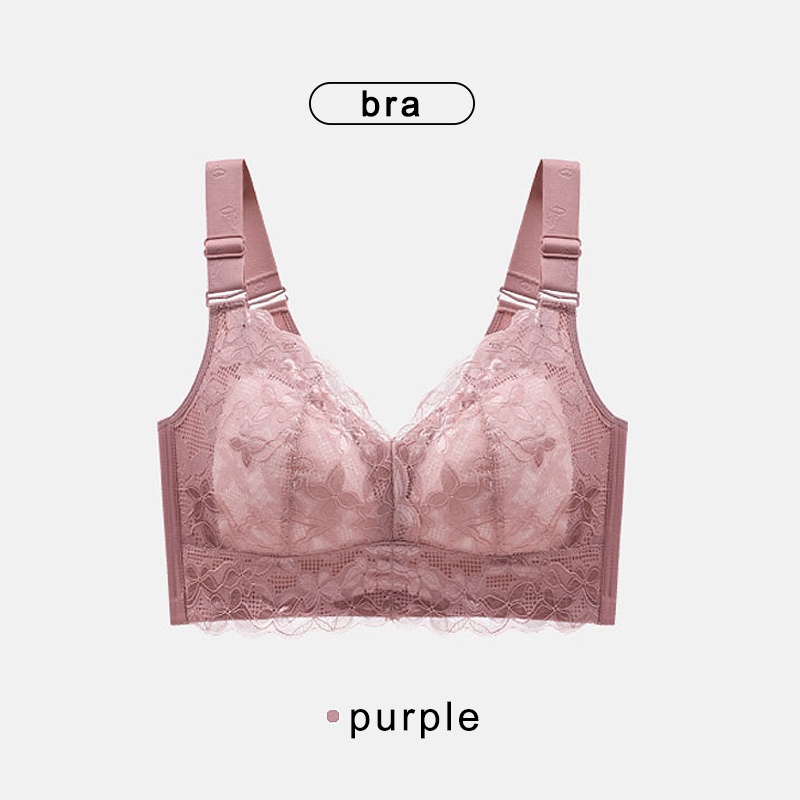 Fallsweet Minimizer Bras For Women Wireless Push Up Brassiere Sexy Lace
