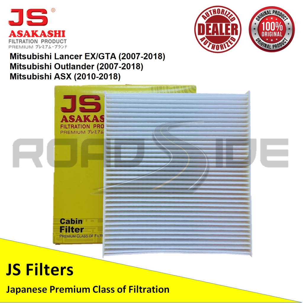 JS Asakashi AC Cabin Filter for Mitsubishi Lancer EX/GTA, Outlander ...