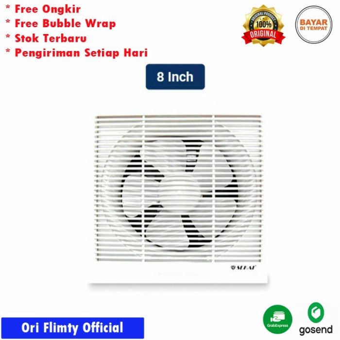 Infan Hexos Wall Exhaust Fan Sekai 8 Inch | Shopee Malaysia