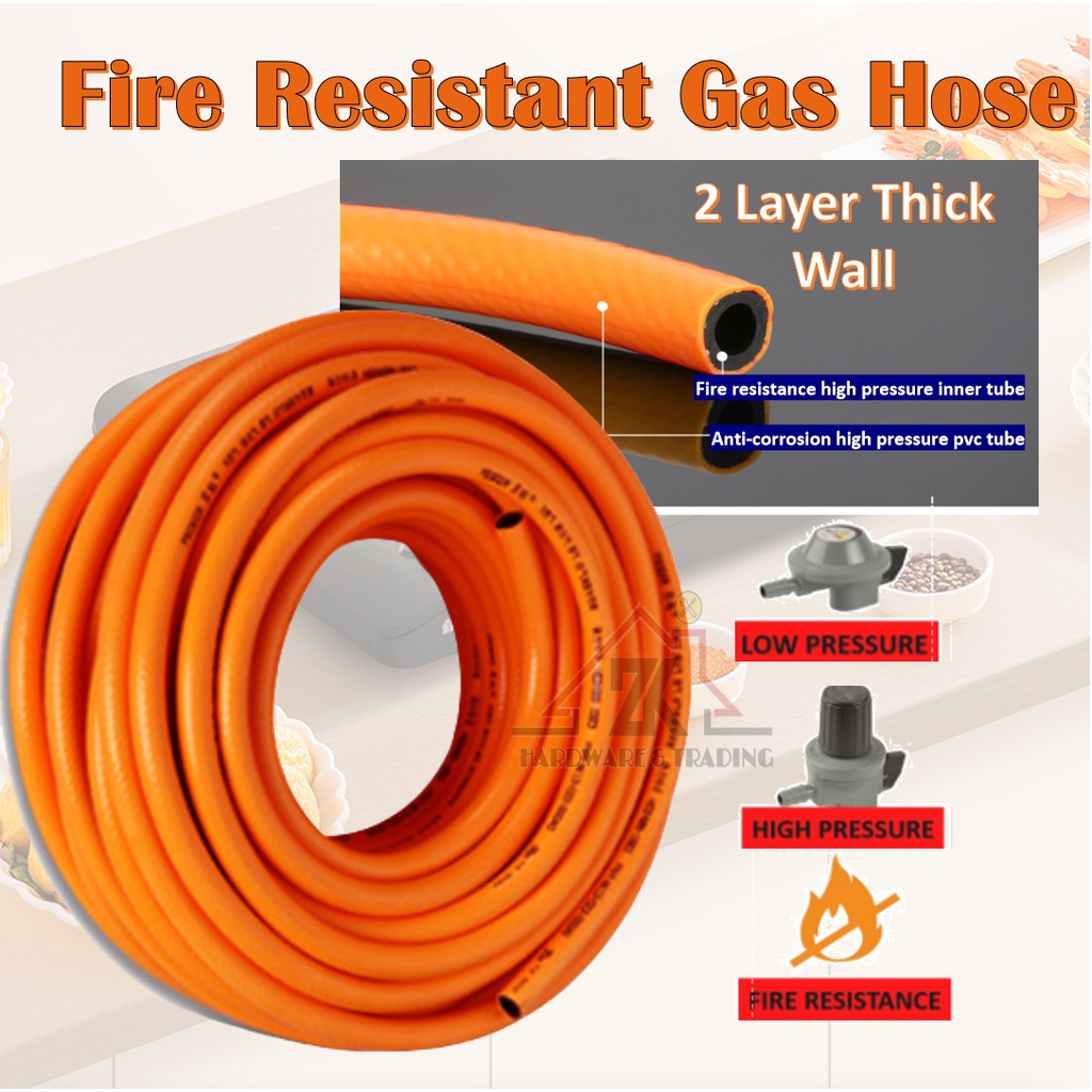 [SIRIM APPROVED] [SIRIM APPROVED] Getah Paip Gas Dapur Masak Oren Tebal ...