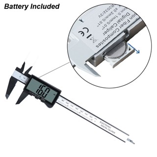 Electronic Digital Caliper Vernier Measuring Tools Carpentry Ruler ...