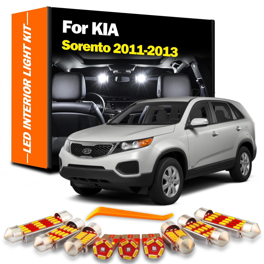 8Pcs Canbus Interior Led Light Kit For Kia Sorento 2011 2012 2013 Map ...