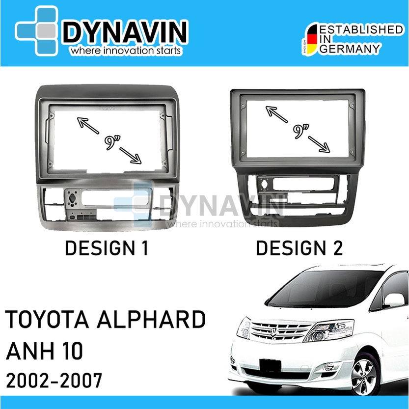 Android Player Casing For Toyota Alphard Without Home Theater 2002 2003 ...