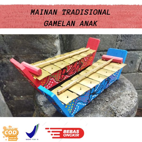 / Children's Toys Gamelan Traditional Musical Instruments / Xylophone ...