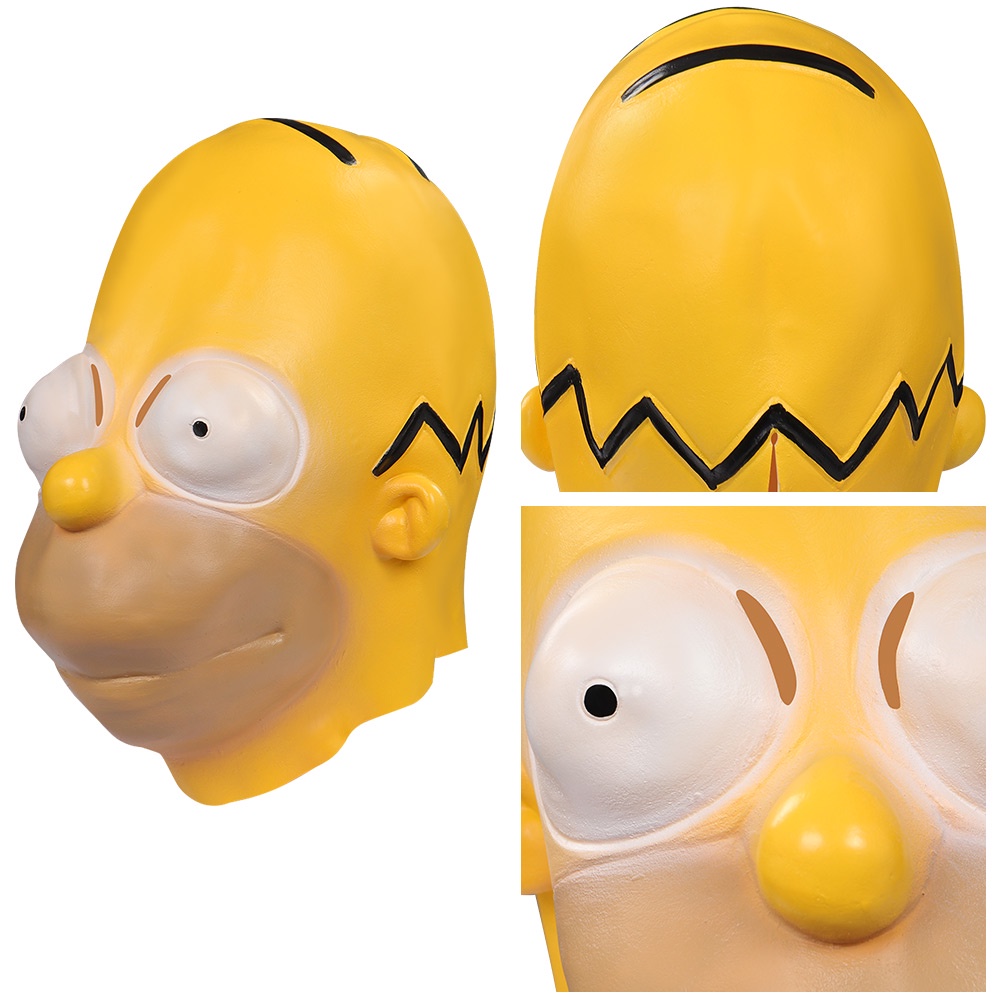THE SIMPSONS THE SIMPSONS Homer Jay Simpson LaTeX mask | Shopee Malaysia
