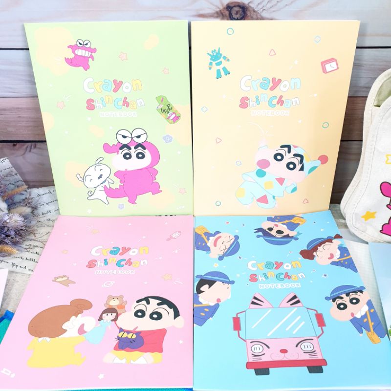 Crayon Shin-Chan 16k Horizontal Notebook Fixed Page Nohara Shinnosuke ...