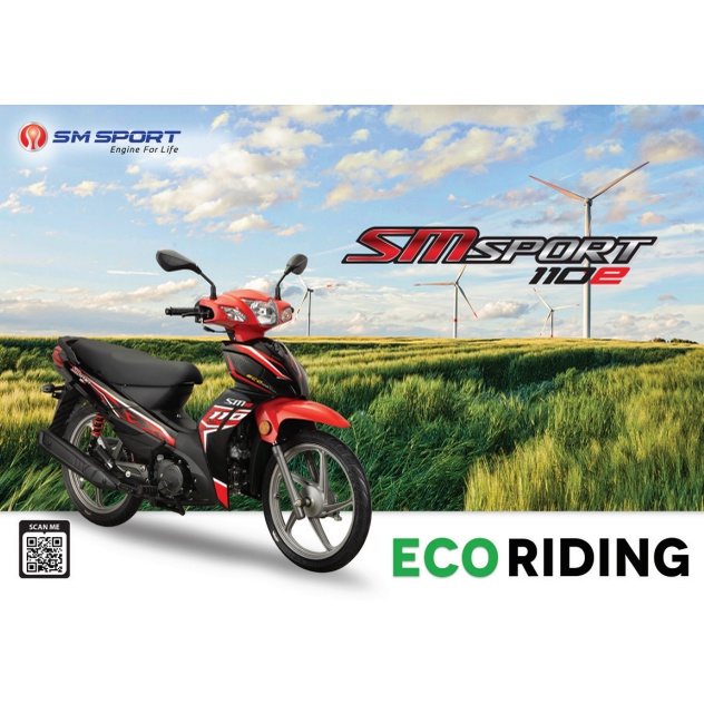 (NEW) SYM SM Sport110E Baru Motor Sport110E Motorcycle Motosikal Full ...