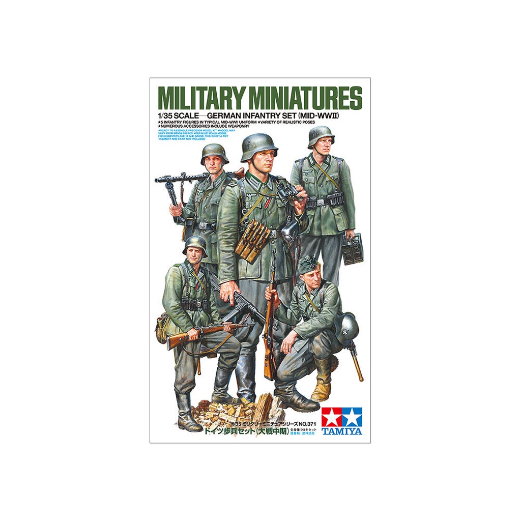 TAMIYA 35371 1/35 German Infantry Set (Mid-WWII) | Shopee Malaysia