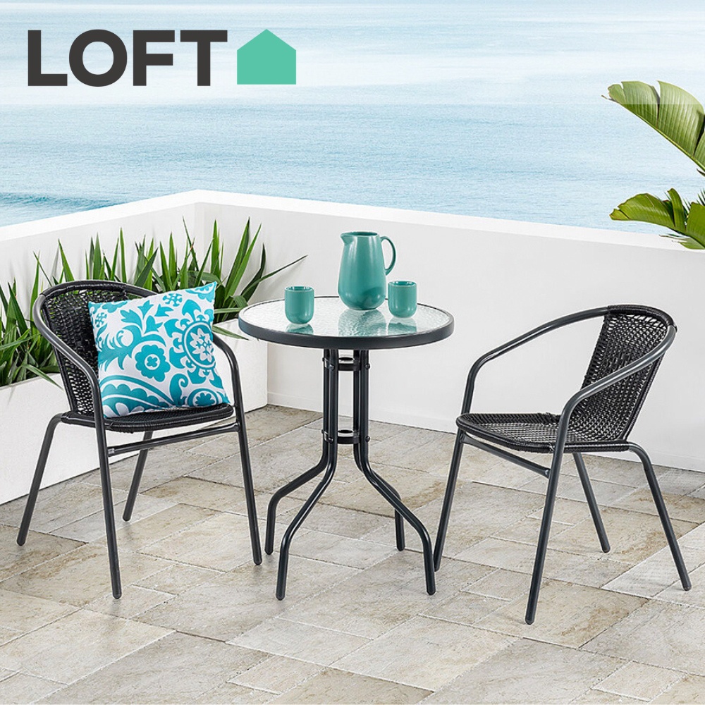 LOFT Living LAGUNA 2 seater outdoor garden set outdoor chair | Shopee ...