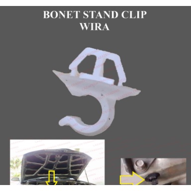 WIRA BONNET STAND CLIP (PRICE FOR 1pc) (WIRA/WAJA/GEN-2/PERSONA/Perdana ...