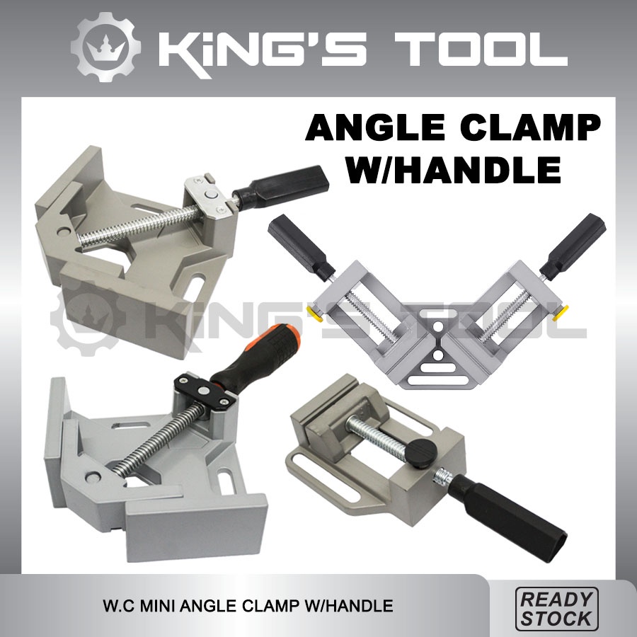 W.C MINI ANGLE CLAMP/ STRAIGHT CLAMP W/HANDLE/ ADJUSTABLE 90 DEGREE ...