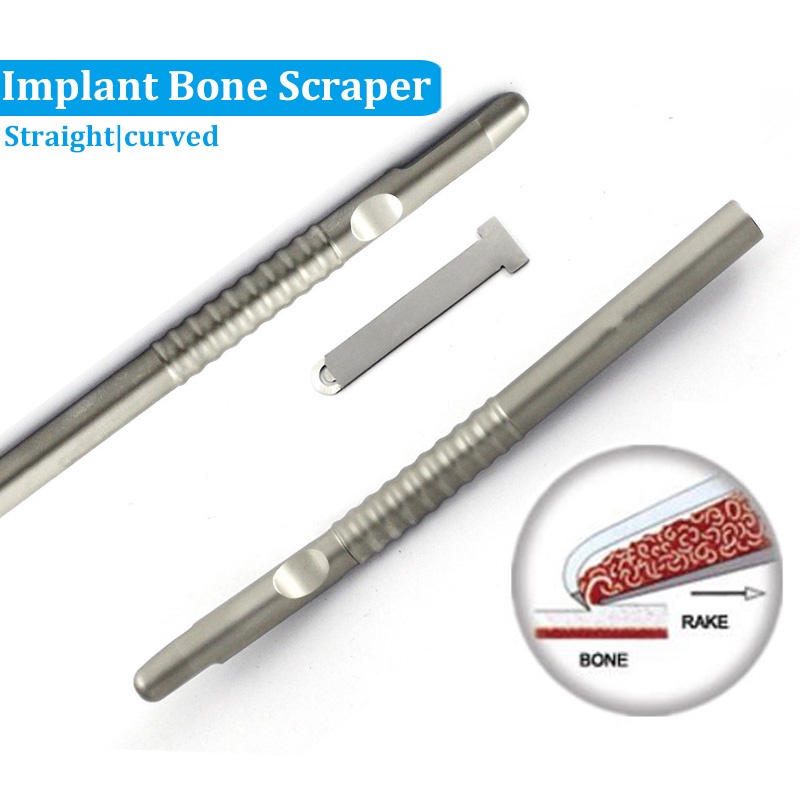 Dental Implant Bone Scraper Dental Tool Collector Straight/Curved ...