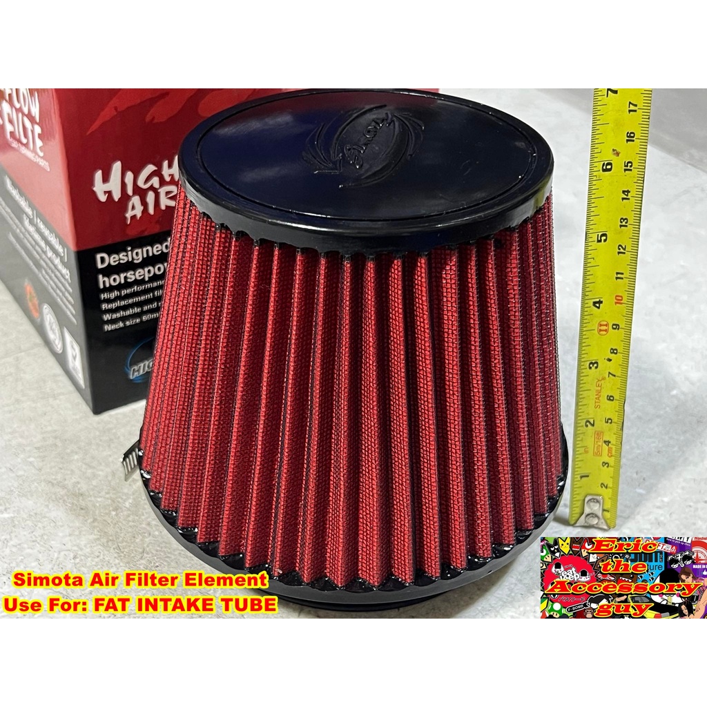 Air filter Element for Fat Intake Tube (Simota Red) | Shopee Malaysia