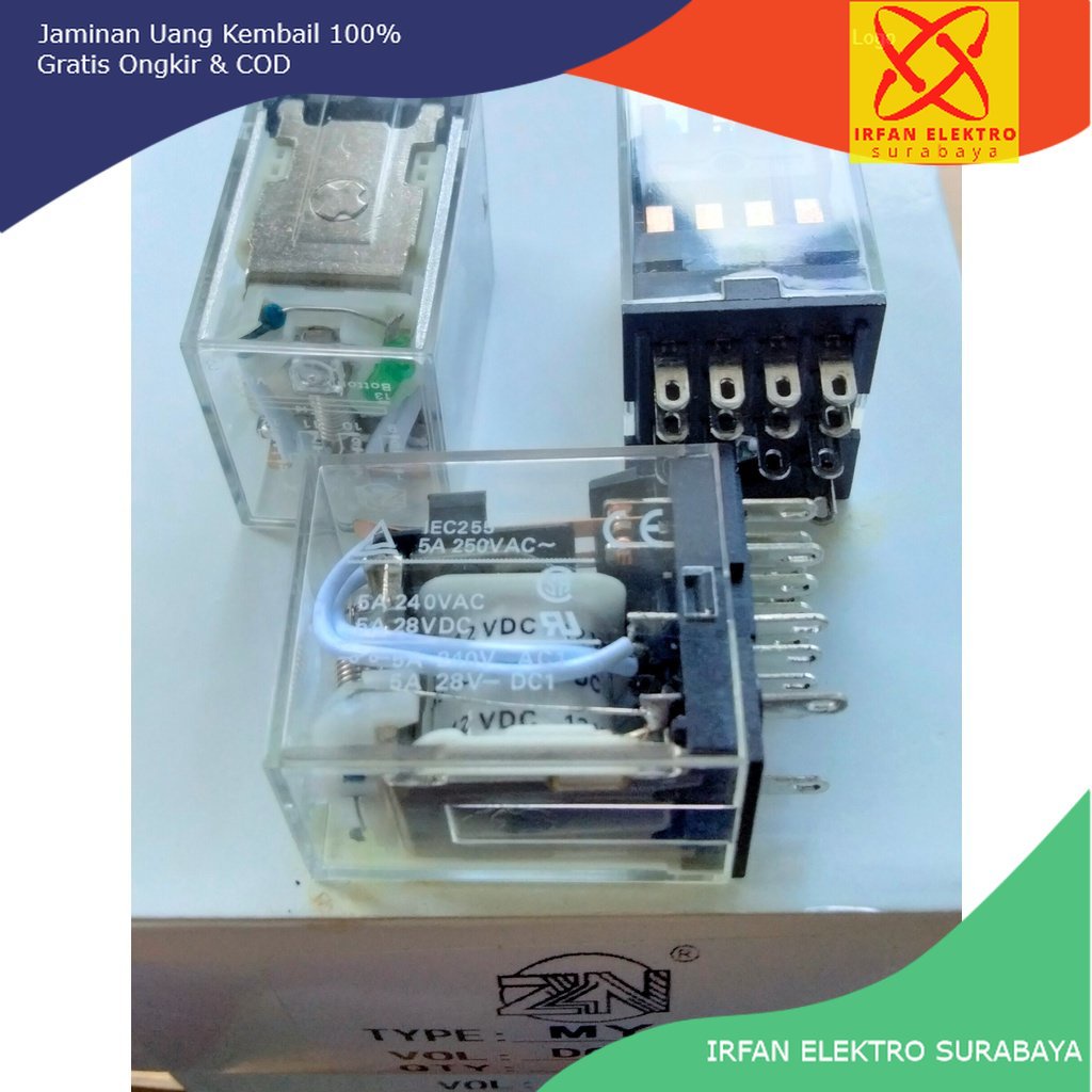 Relay DC 14P 14 PIN 14 FOOT 12V 12 VOLT MY4N | Shopee Malaysia