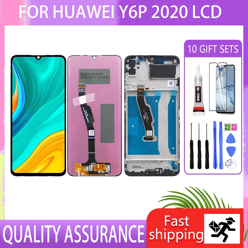 Original For Huawei Y6P 2020 Honor 9A MOA-LX9N LCD With Frame Display Touch Screen MED-LX9 MED ...