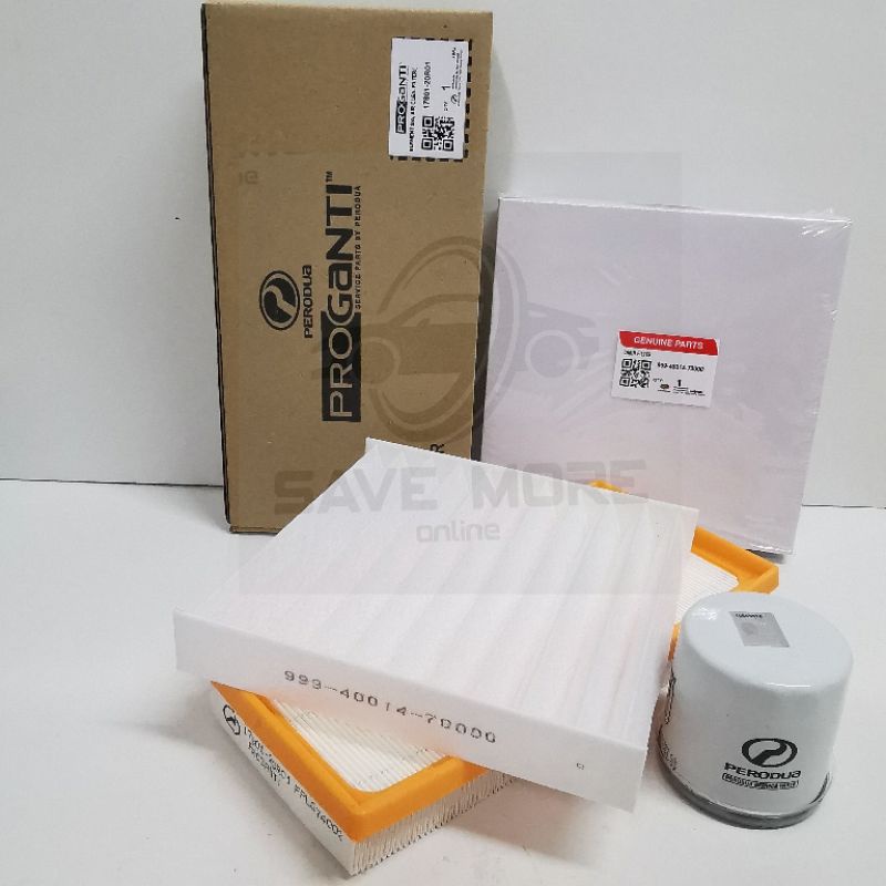 17801-20R01 PERODUA MYVI NEW 2018 D20N ARUZ AIR FILTER CABIN FILTER OIL ...
