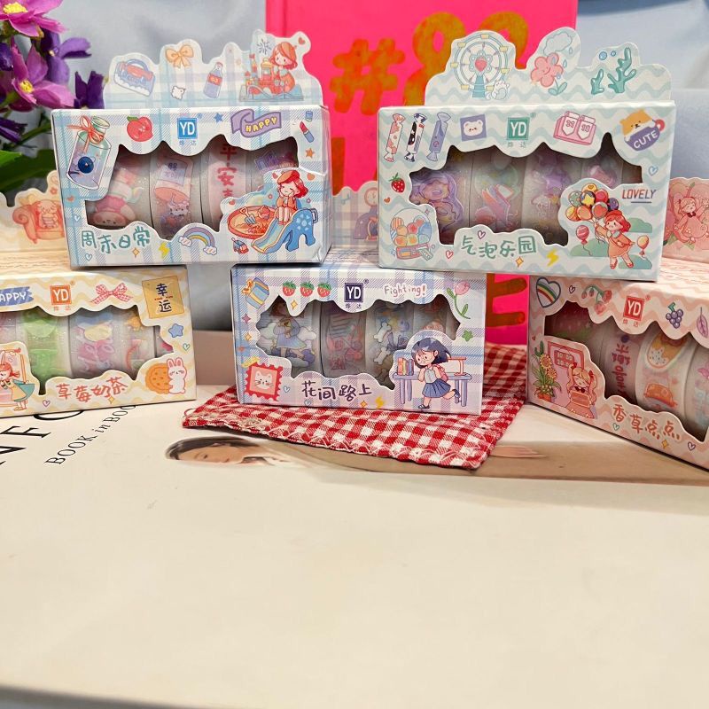 Momo STICKER 2D ROLL SET Of 10 Sheets AESTHETIC STICKER Cute Fridge ...