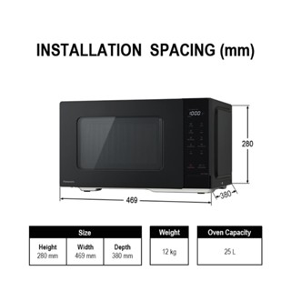 PANASONIC NN-ST34 25L SOLO MICROWAVE OVEN NN-ST34NBMPQ | Shopee Malaysia
