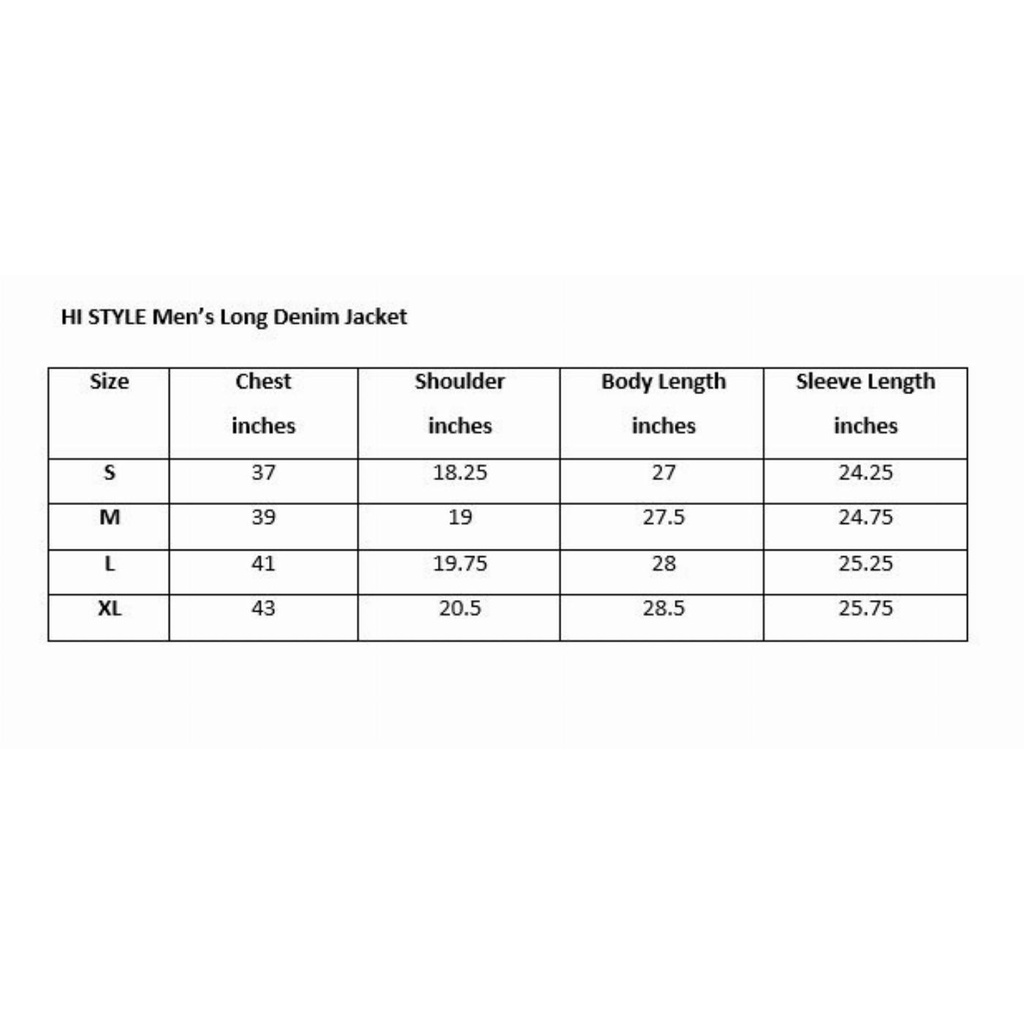 HI STYLE Men Denim Jacket - Light Blue - WYS3H3498 / Jaket Jeans Lelaki ...