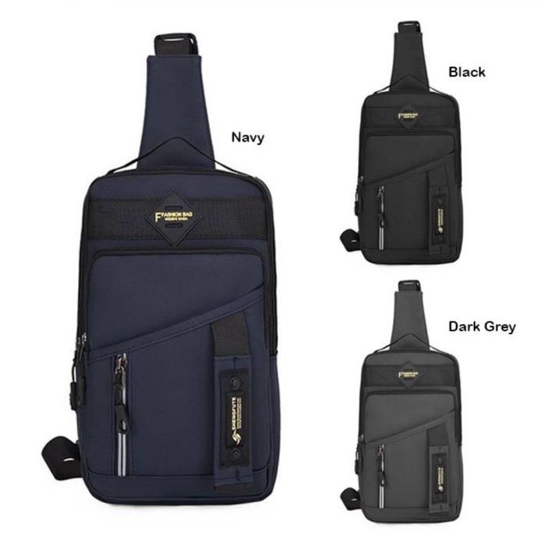 Men'S Messenger Chest Crossbody Bag SK628 | Shopee Malaysia