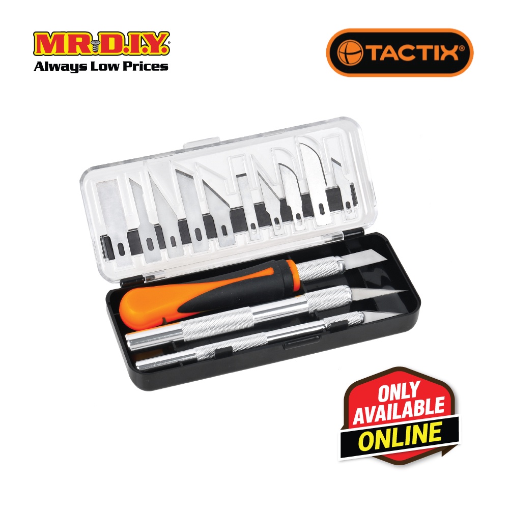 Tactix Hobby Knife Set (16 Pcs) | Shopee Malaysia