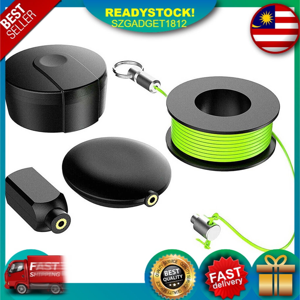 6 Meter Nylon Rope 3pcs Magnet For Installing Cable Guide Tali Penarik ...