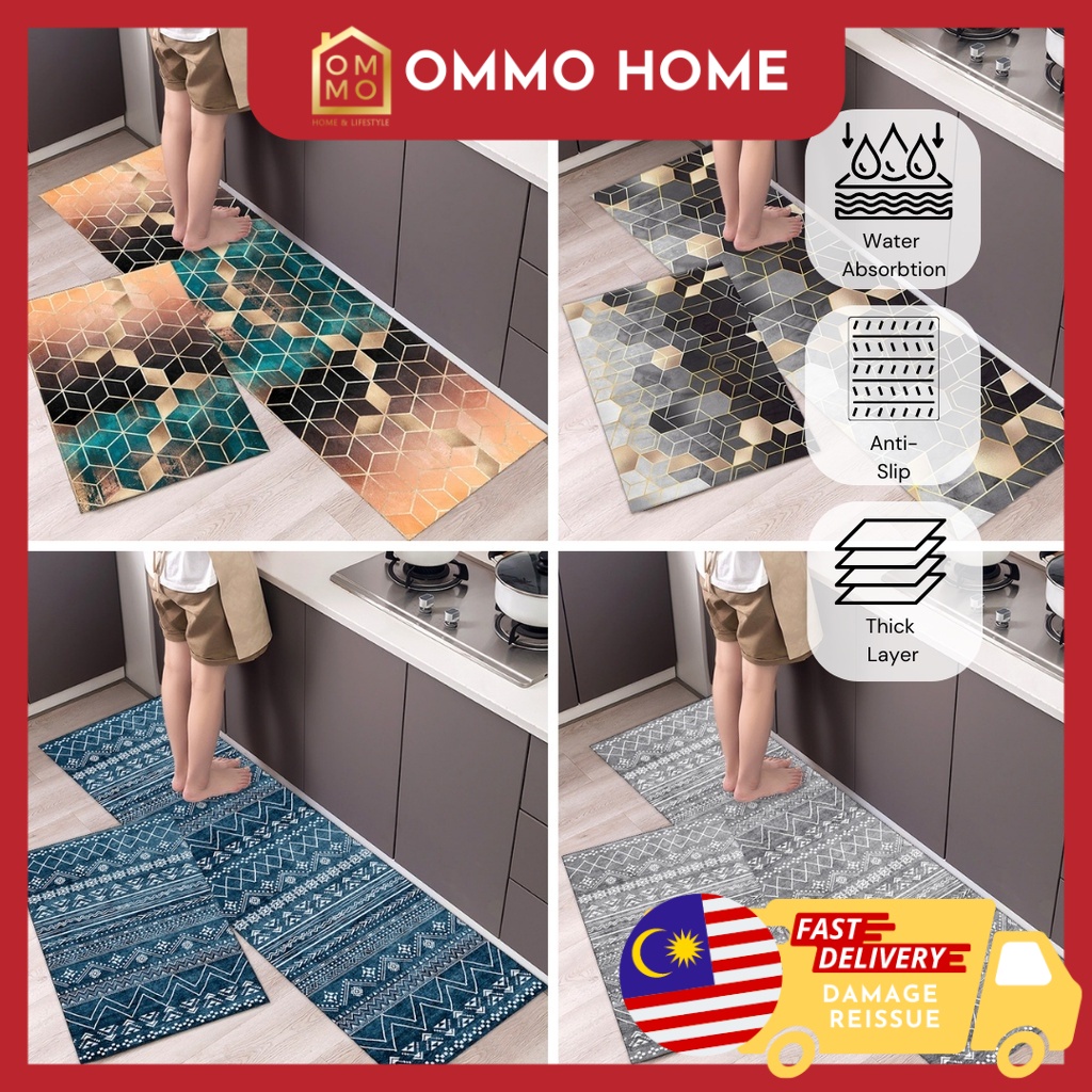 Modern Kitchen Mat L Shape | Shopee Malaysia