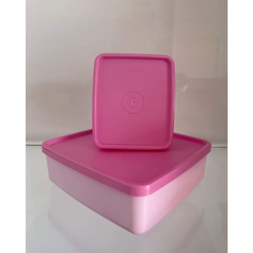 Tupperware Large Square Away 620ml Lunch Box/ 140ml Mini Square Away ...