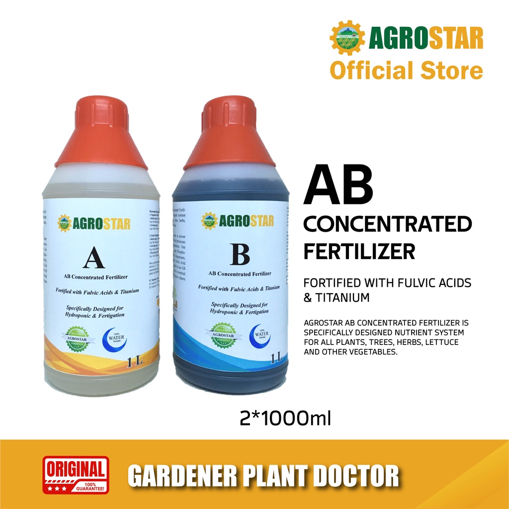 AGROSTAR AB Concentrated Fertilizer Fortified With Fulvic Acids ...