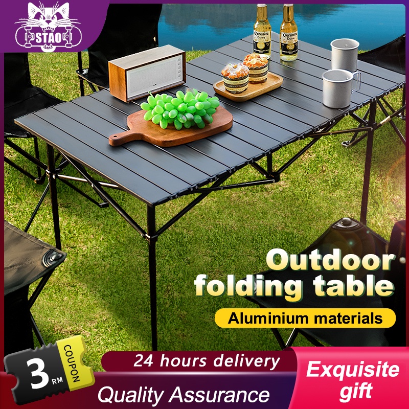 SPORT Meja Camping Table Foldable Table with chair Portable Folding ...