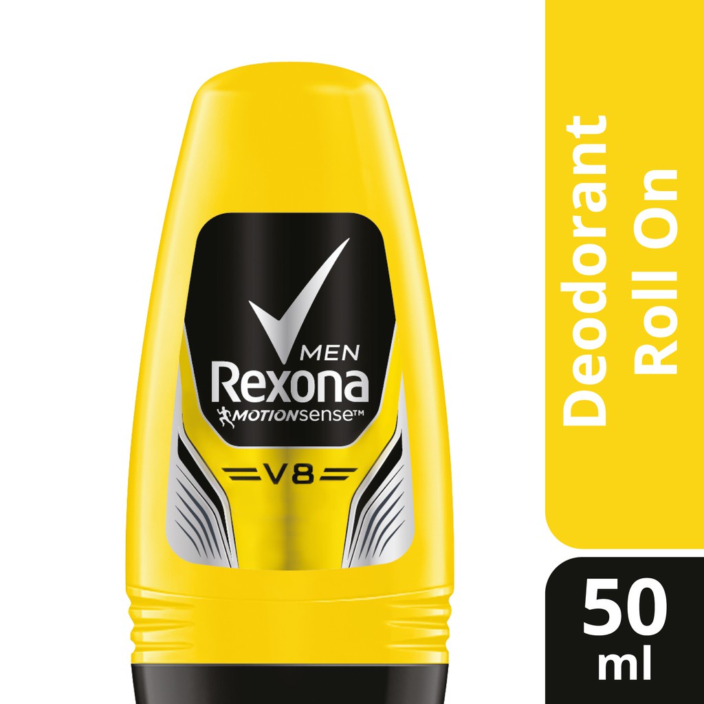 Rexona Men's Deodorant Roll On - V8 50ml | Shopee Malaysia