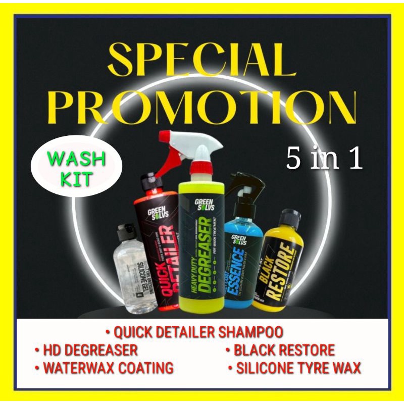 🔥Limited Offer🔥 5 in 1 Car Care Kit Set Penjagaan Kereta | Carwash ...