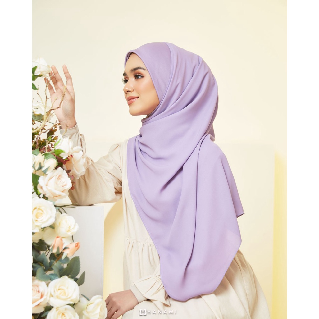[Bawal Instant] Bawal Aldora Raya (Tiada Crochet Tepi) Bidang 55 Hijabs ...
