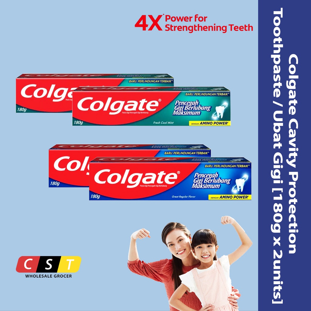 Colgate Cavity Protection Toothpaste / Ubat Gigi [180g x 2units ...
