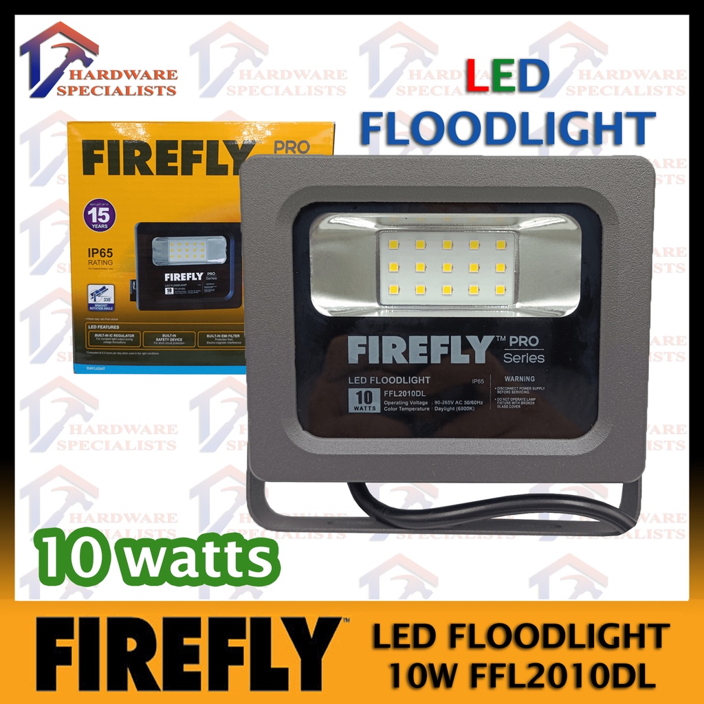 Firefly PRO SERIES LED Floodlight 10 Watts FFL2010DL | Shopee Malaysia